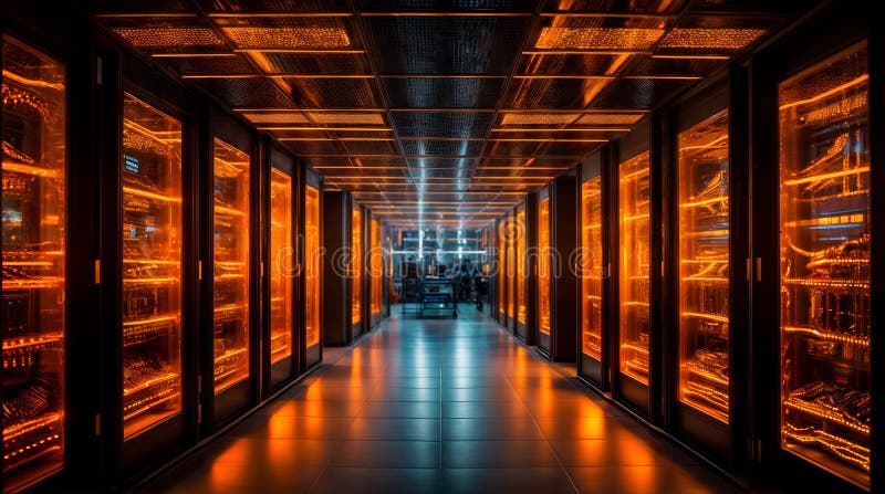 A Technology Stands Tall a Colossal Supercomputer, Network Power ...