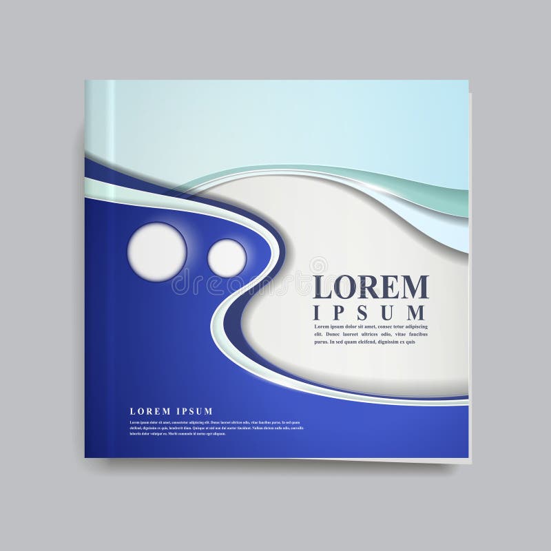 Technology Style Design Book Cover Template Stock Vector - Illustration ...