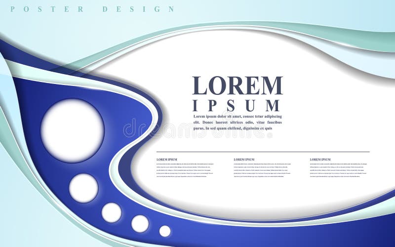 Technology Style Design for Poster Template Stock Vector - Illustration ...