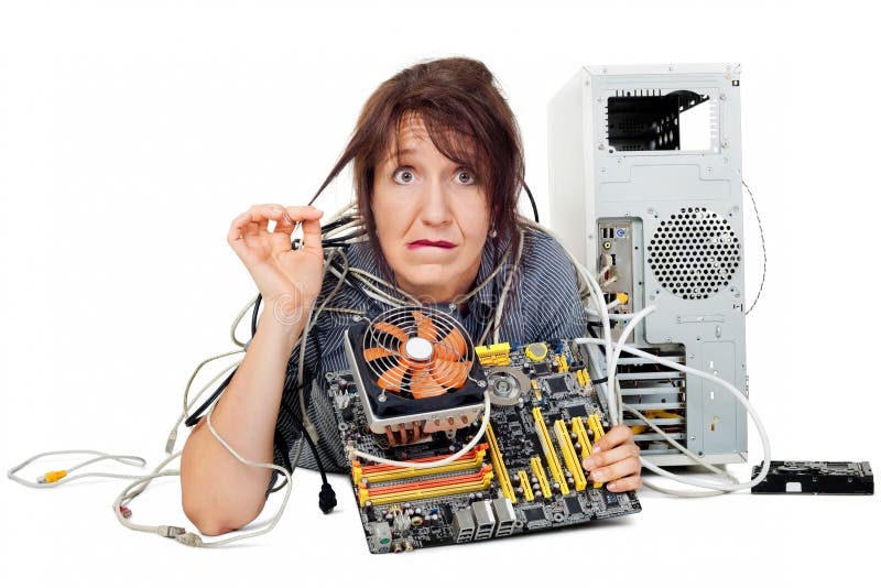 Lost in technology stock photo. Image of repair, damaged - 8062366