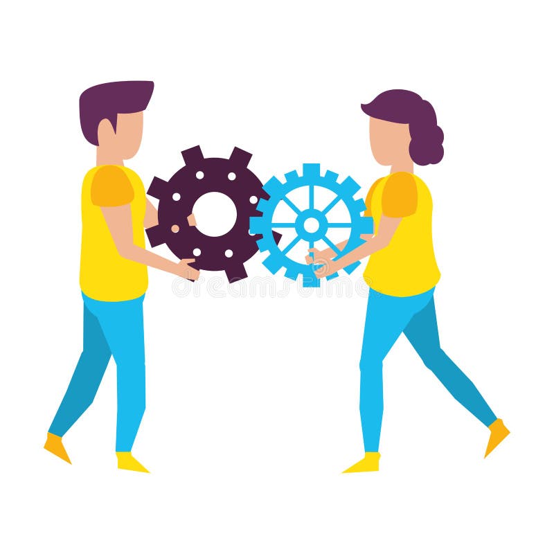 Technology Support and Maintenance Cartoon Stock Vector - Illustration ...