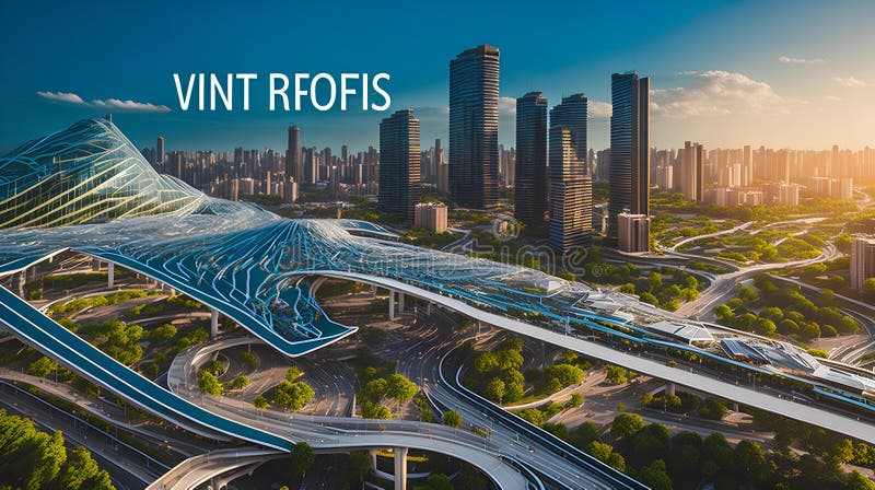 The Dynamic Landscape of Smart City Infrastructure Stock Illustration ...