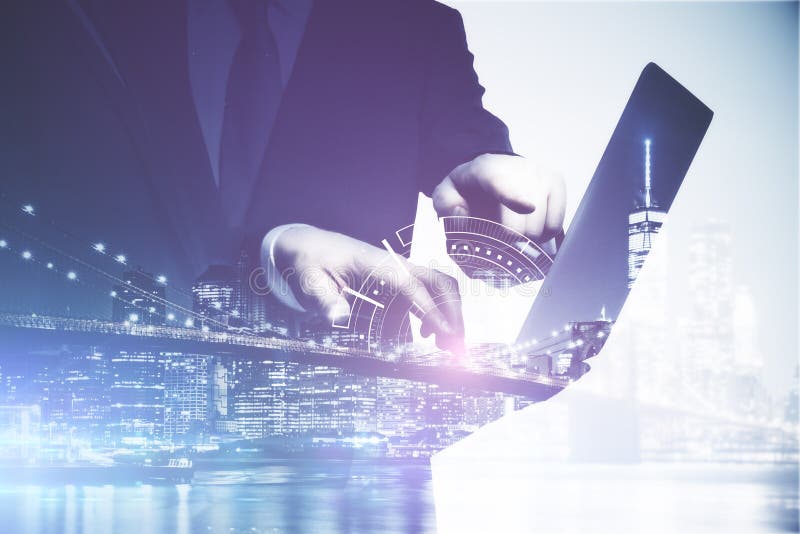 Technology and Teamwork Concept Stock Image - Image of leadership, book ...