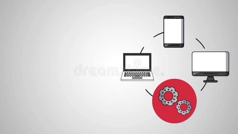 Technology Technical Support HD Animation Stock Video - Video of ...