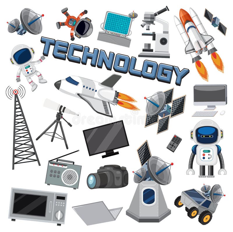 Technology Text stock vector. Illustration of technology - 5230721