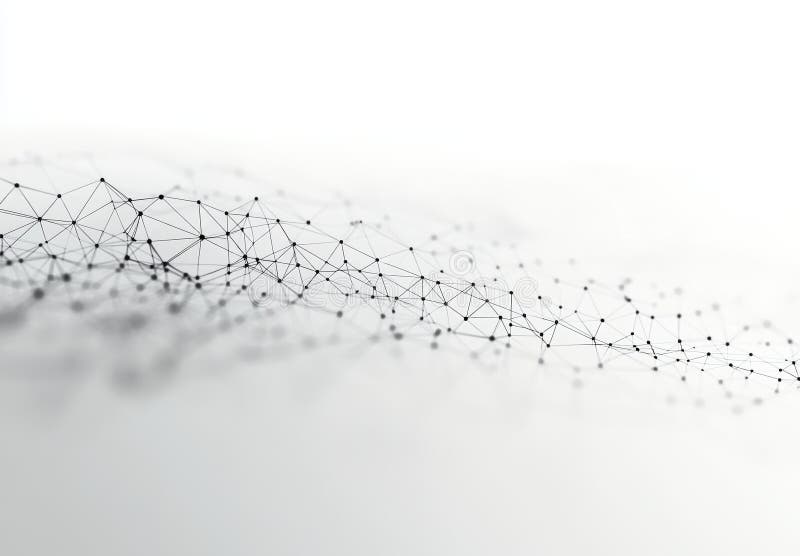 A Technology-themed Background in White and Grey, Illustrating an ...