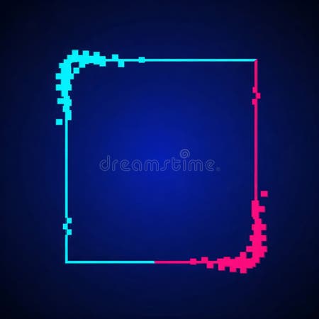 Data Fragmentation Frame stock illustration. Illustration of breakdown ...