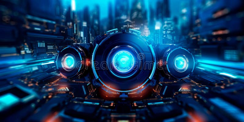 Technology-themed Labor Day Background Highlighting the Advancements ...