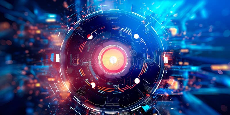 Technology-themed Labor Day Background Highlighting the Advancements ...