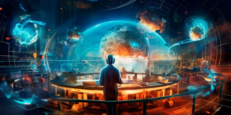 Technology-themed Labor Day Background Highlighting the Advancements ...