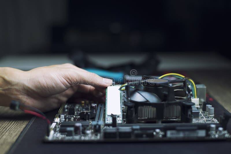 Technology To Speed Up Computer Stock Image - Image of device, industry ...