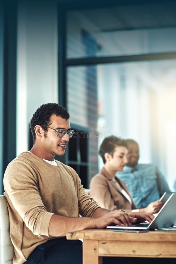 Technology of Today and Tomorrow Can Help You Work Smarter. Young ...