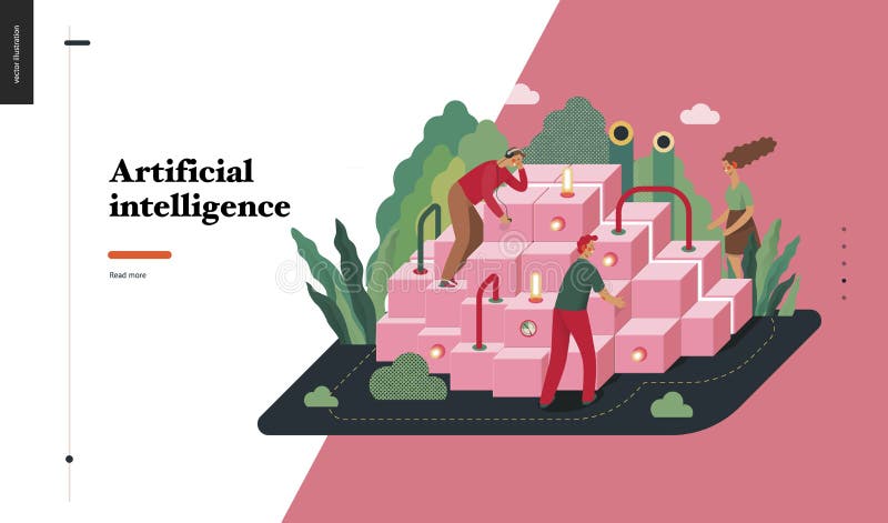 Technology Topic Illustration Stock Vector - Illustration of management ...