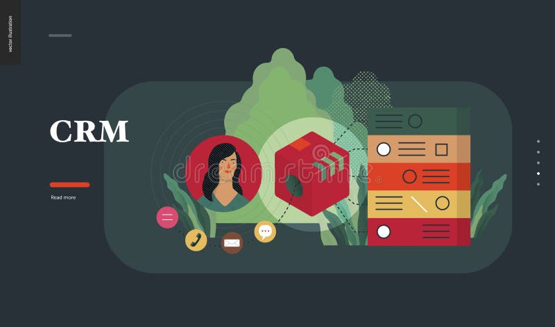 Technology Topic Illustration Stock Vector - Illustration of cluster ...