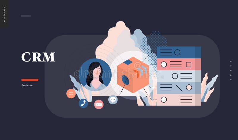 Technology Topic Illustration Stock Vector - Illustration of management ...