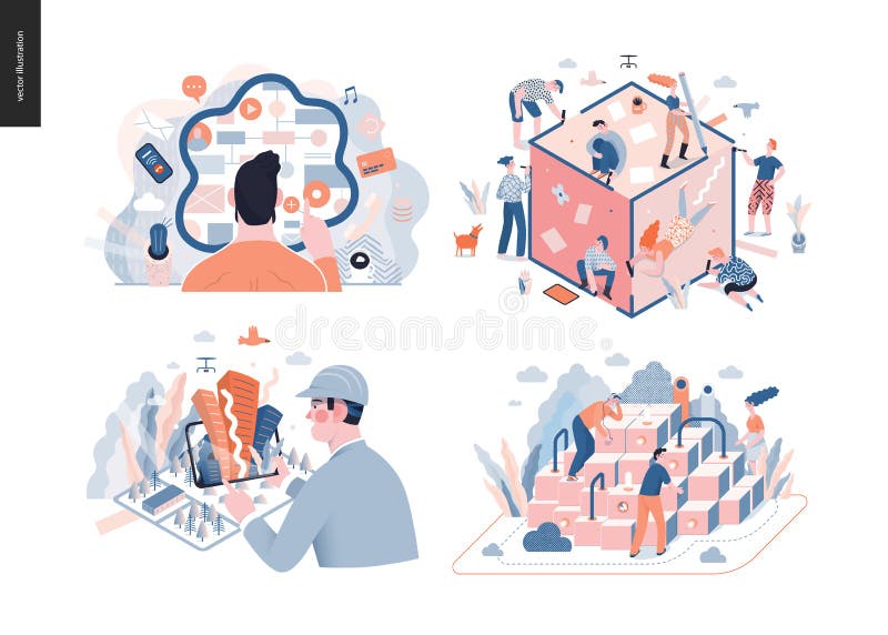 Technology Topic Illustration Stock Vector - Illustration of analysis ...