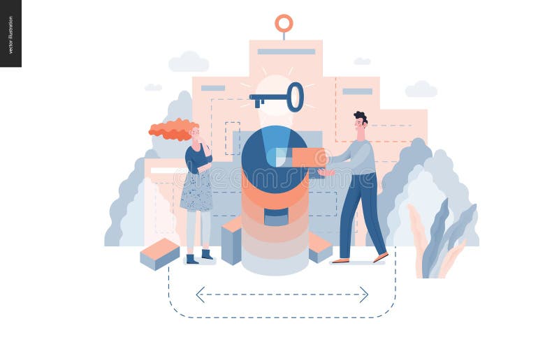 Technology Topic Illustration Stock Vector - Illustration of data ...