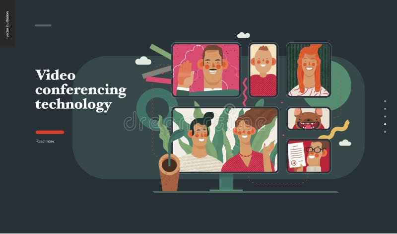 Technology Topic Illustration Stock Vector - Illustration of ...