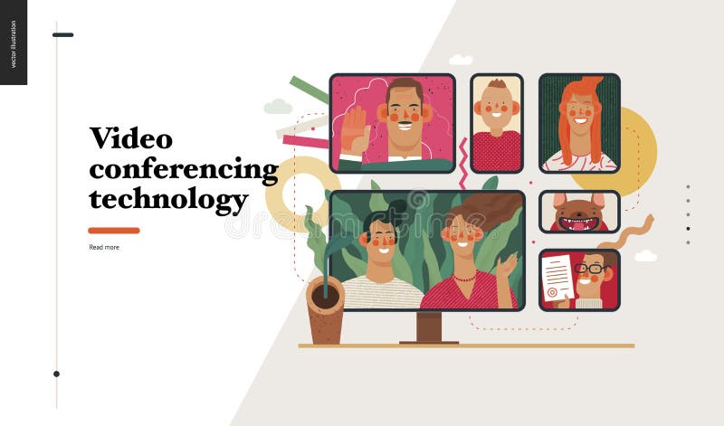 Technology Topic Illustration Stock Vector - Illustration of ...