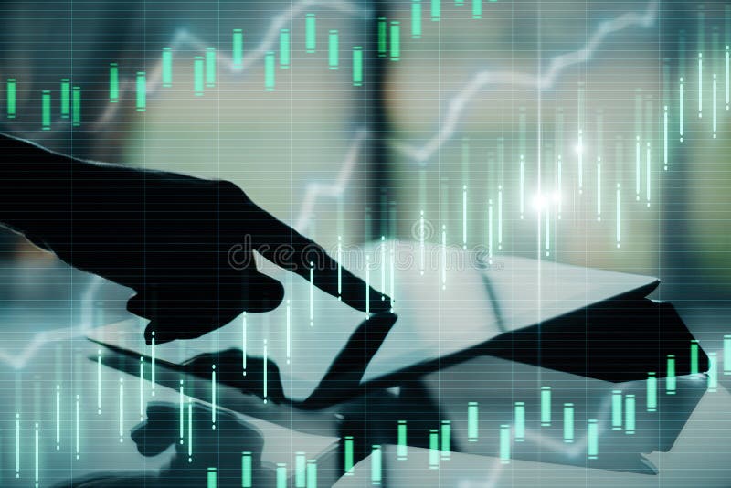 Technology and Trade Concept Stock Photo - Image of exchange, finger ...