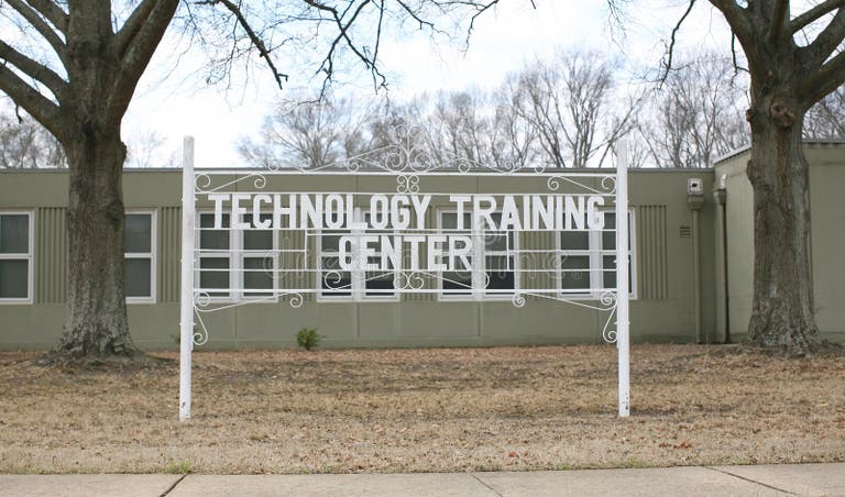 Technology Training Center Sign Editorial Image - Image of studies ...