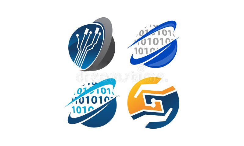 It Technology Transfer Set stock vector. Illustration of development ...