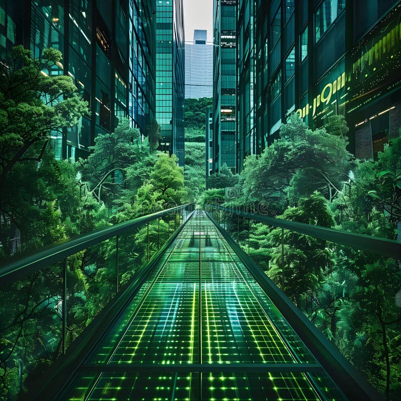 Technology Transformational, Green Technology Transformation. Stock ...