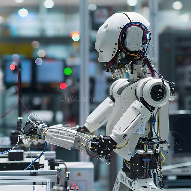 Technology Transformational, Industrial Automation and Robotics. Stock ...