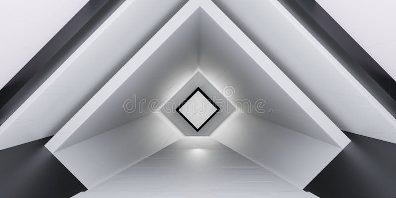 Technology Tunnel Neon Modern Corridor Laser Light Tunnel Neon Light 3d ...