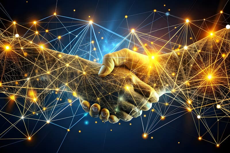 Technology two hand pic stock illustration. Illustration of astronomy ...