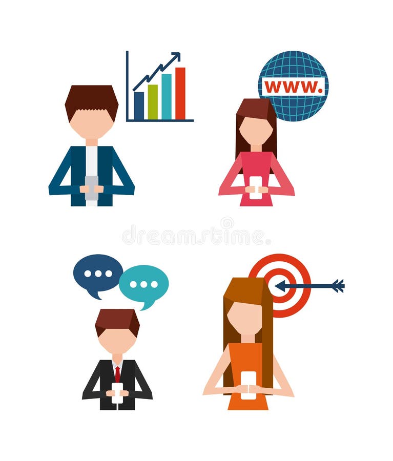 Technology Users Community Icon Stock Vector - Illustration of profile ...