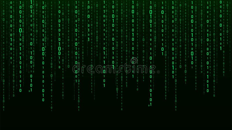 Binary Background Falling Number Stock Illustrations – 665 Binary Background Falling Number ...