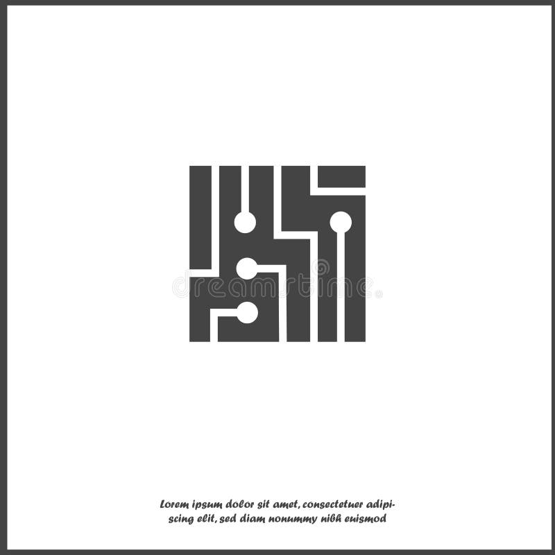 Technology Vector Icon. IC Icon.on White Isolated Background Stock ...