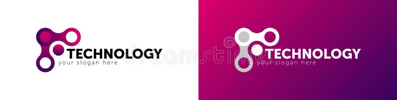 Technology Vector Logo Design Template. Abstract Design Concept ...