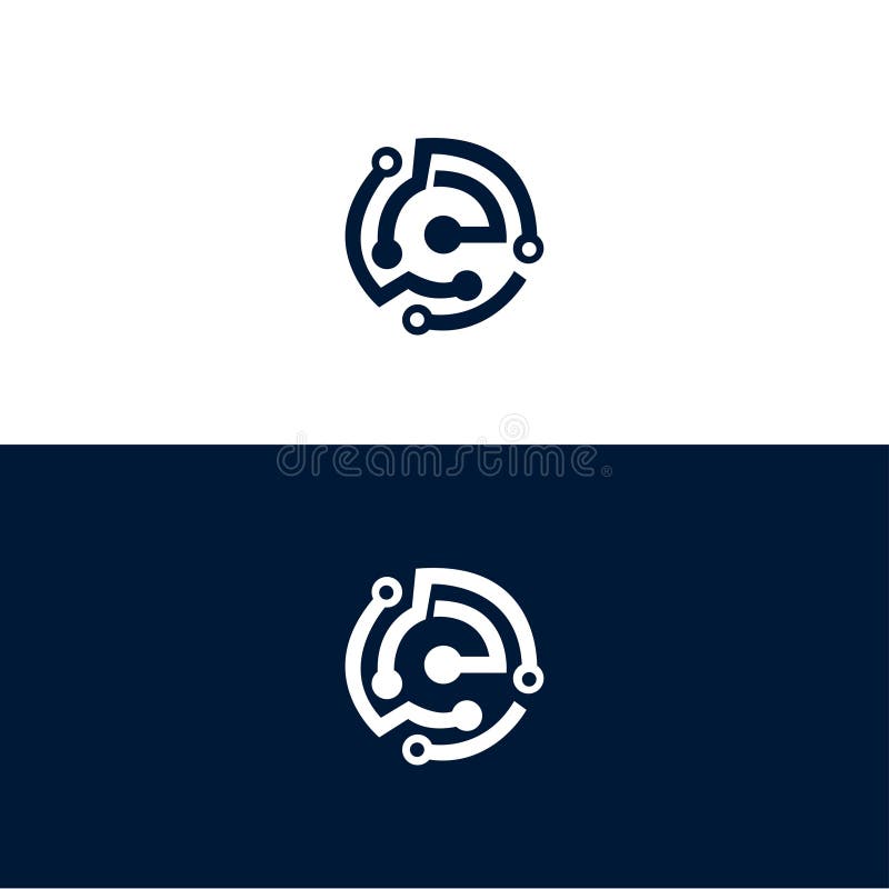 Technology Vector Logo Template Stock Vector - Illustration of science ...