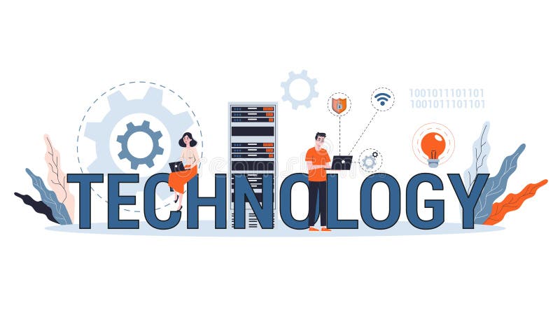 Technology Vertical Banners. Innovation and Progress, Automation ...