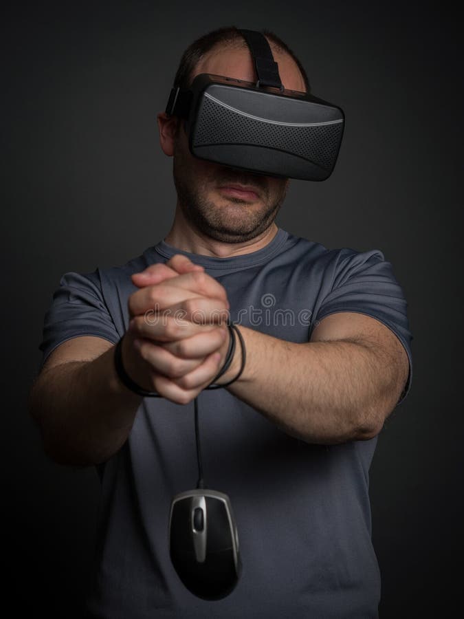 Technology and Video Games Addiction Stock Photo - Image of caucasian ...