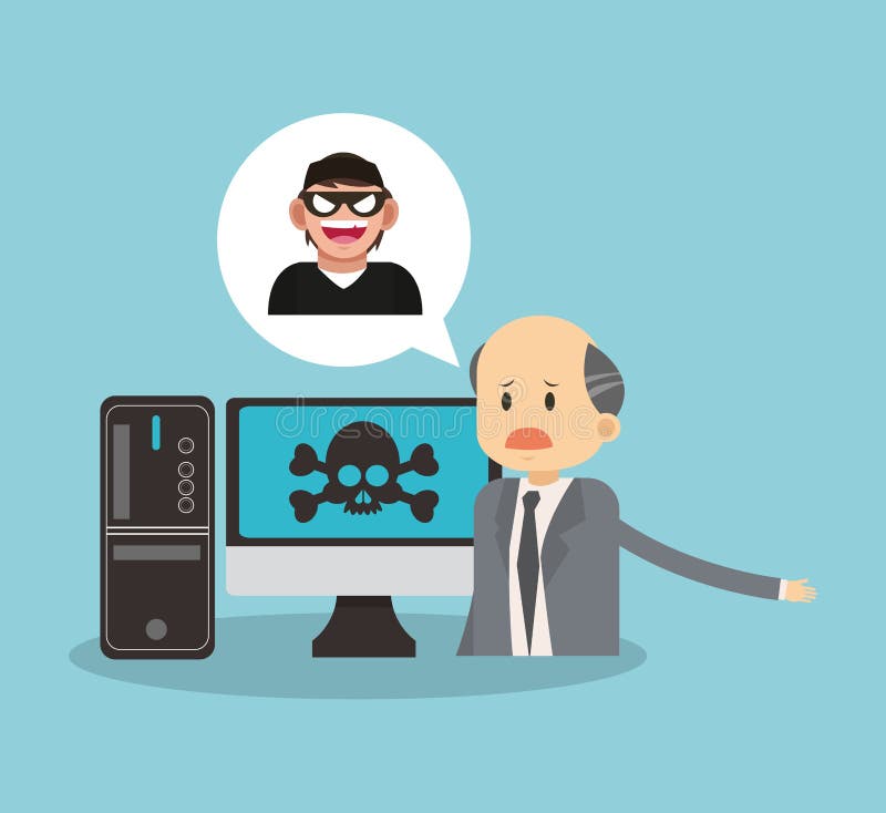 Technology and virus stock vector. Illustration of digital - 125396582