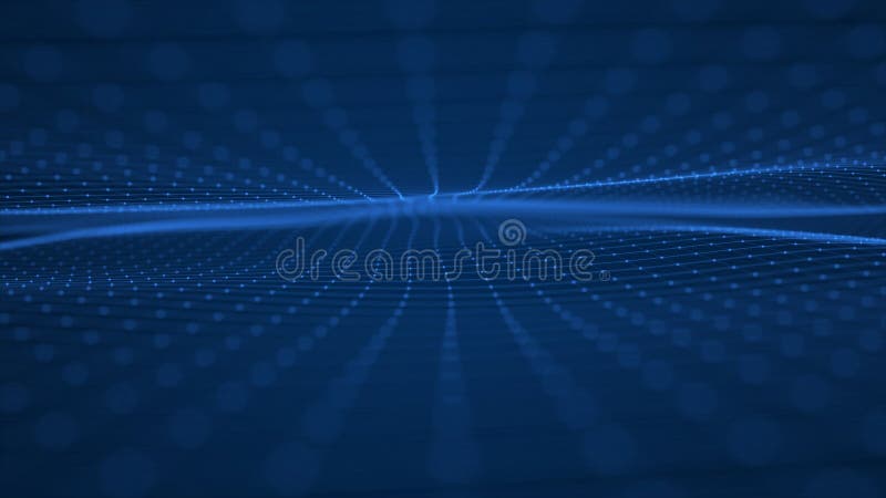Technology Wave Background. Stock Illustration - Illustration of ...