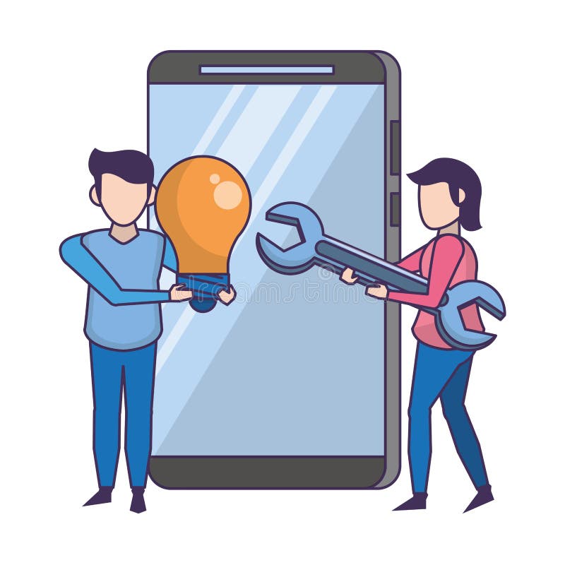 Technology Hardware Computer Device Cartoon Stock Vector - Illustration ...