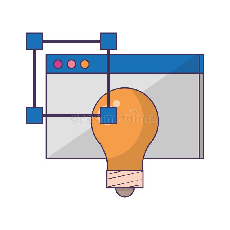 Technology Web Digital Hardware Cartoon Stock Vector - Illustration of ...