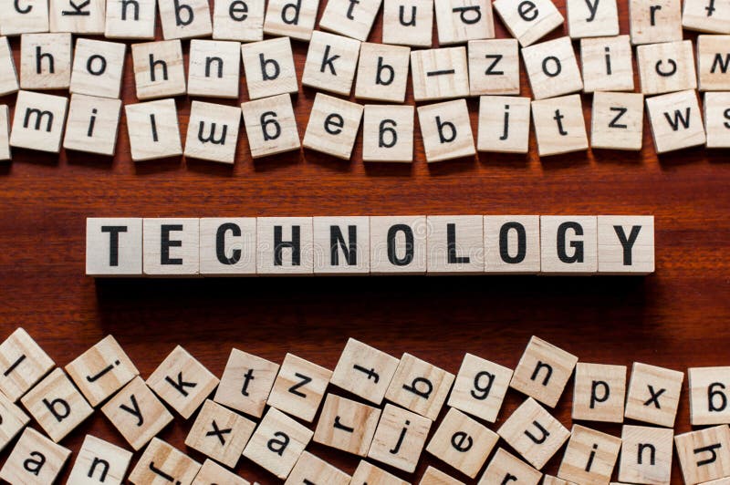 Technology word concept stock photo. Image of concept - 146043086