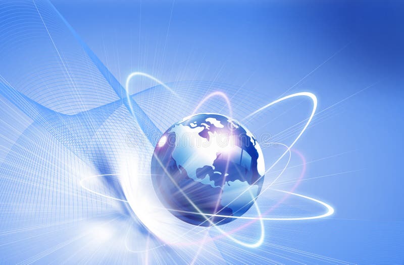 Technology World stock illustration. Illustration of bright - 12073975