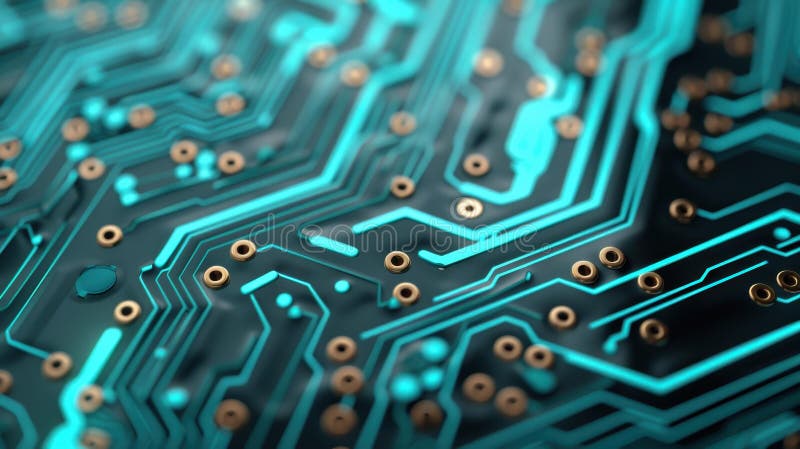 Technologythemed Digital Background with Circuit Texture, Perfect for ...