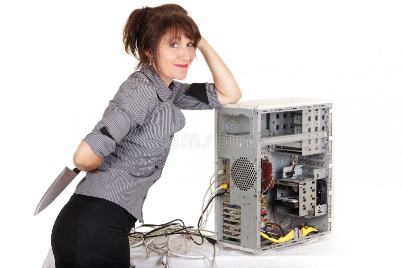 Technophobe stock photo. Image of furious, businessman - 49283046