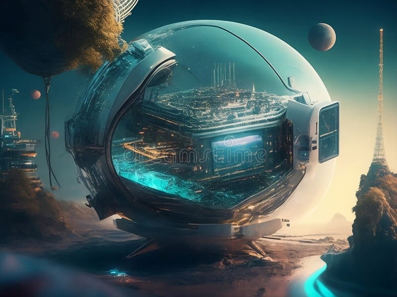 TechnoVisions: Exploring Cutting-Edge Tech through Imagery Stock ...