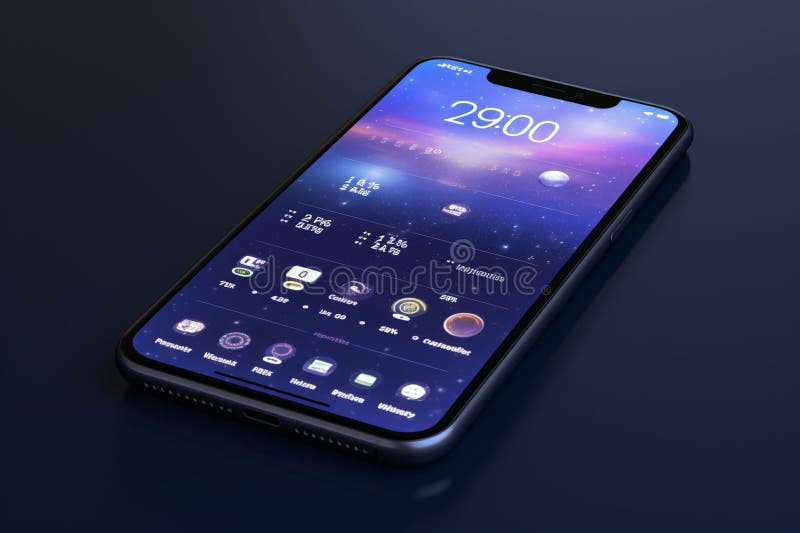 Techsavvy 2024 Calendar App Interfaces Designed Stock Illustration ...