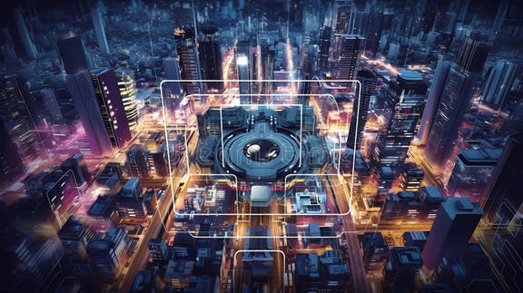 Techscape Symphony: Harmonizing Innovation and Connectivity Stock Image ...