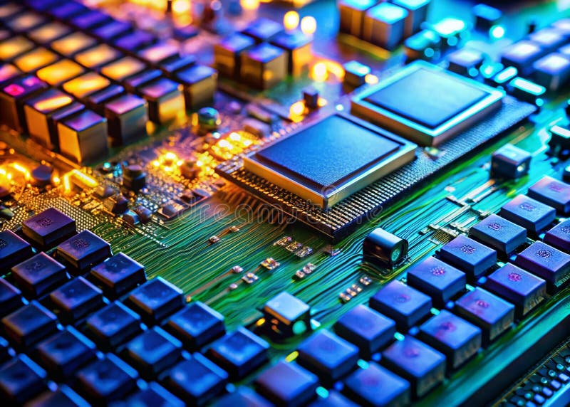 A Techscape Unveiled Computer Components and Innovation Spanning a ...