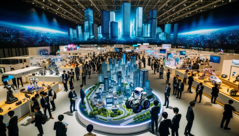 Techtopia Citys Expo Spotlights Tomorrows Gadgets Blending Robotics ...